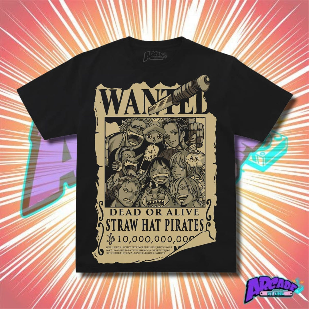 Playera One Piece Wanted - ARCADE – Lemon Games