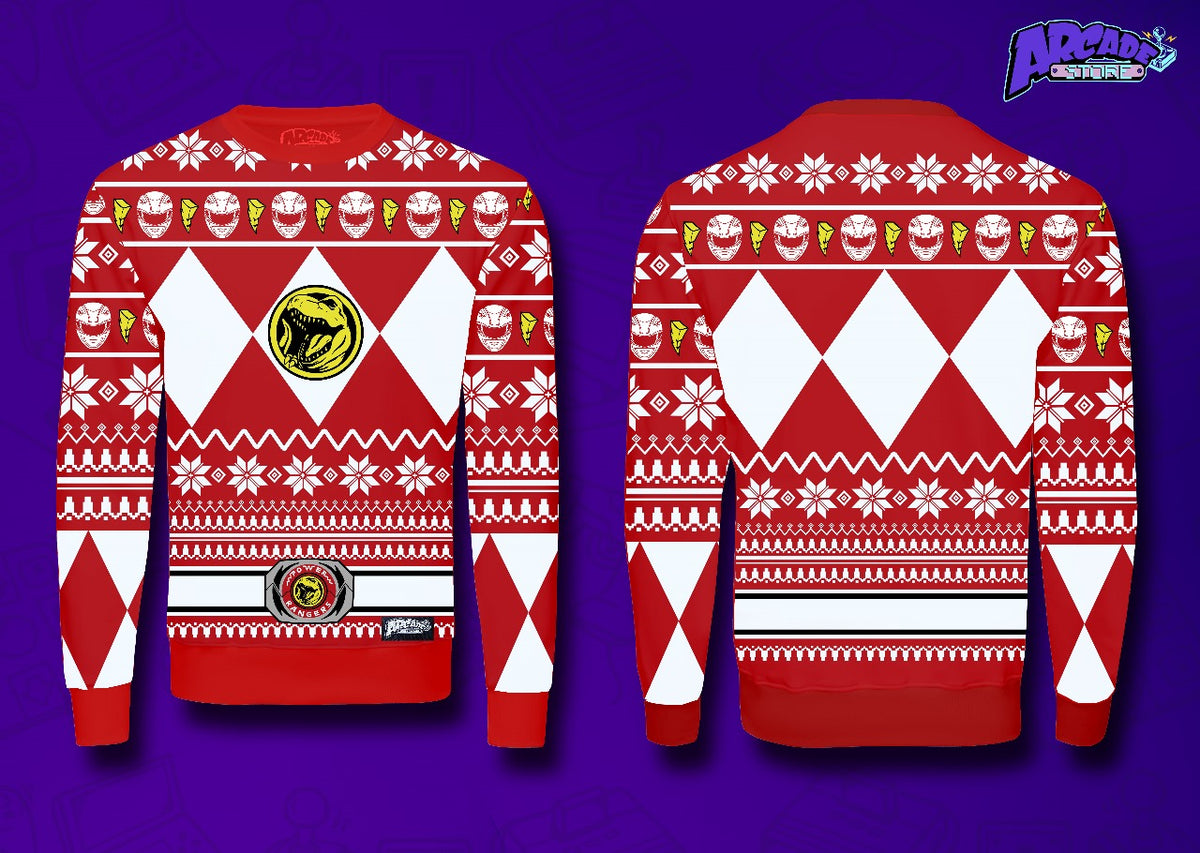 Ugly Sweater Pokemon Red Ranger - Arcade – Lemon Games